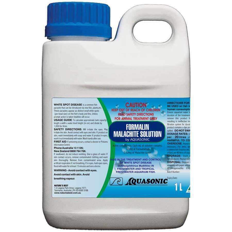 Formalin fish medication Formalin Malachite Solution 1L