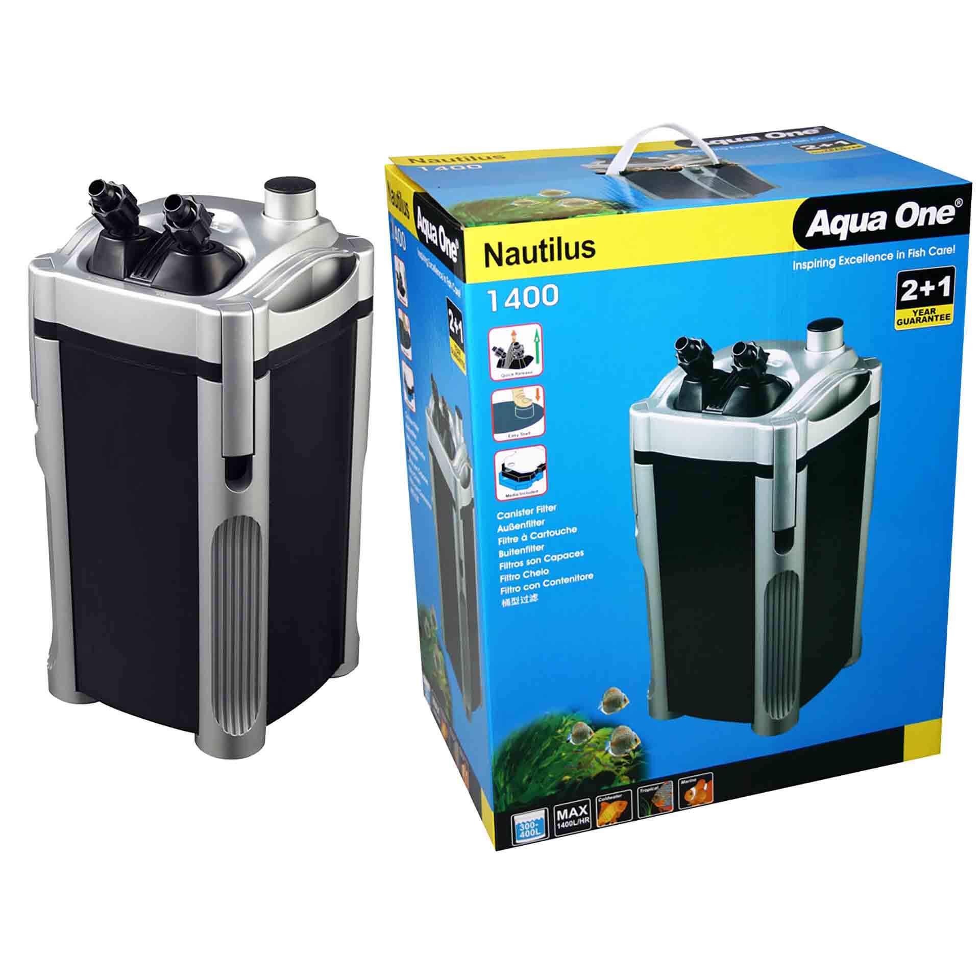 Aqua One Nautilus 1400 Canister Filter - The Fish Works Pond Supplies