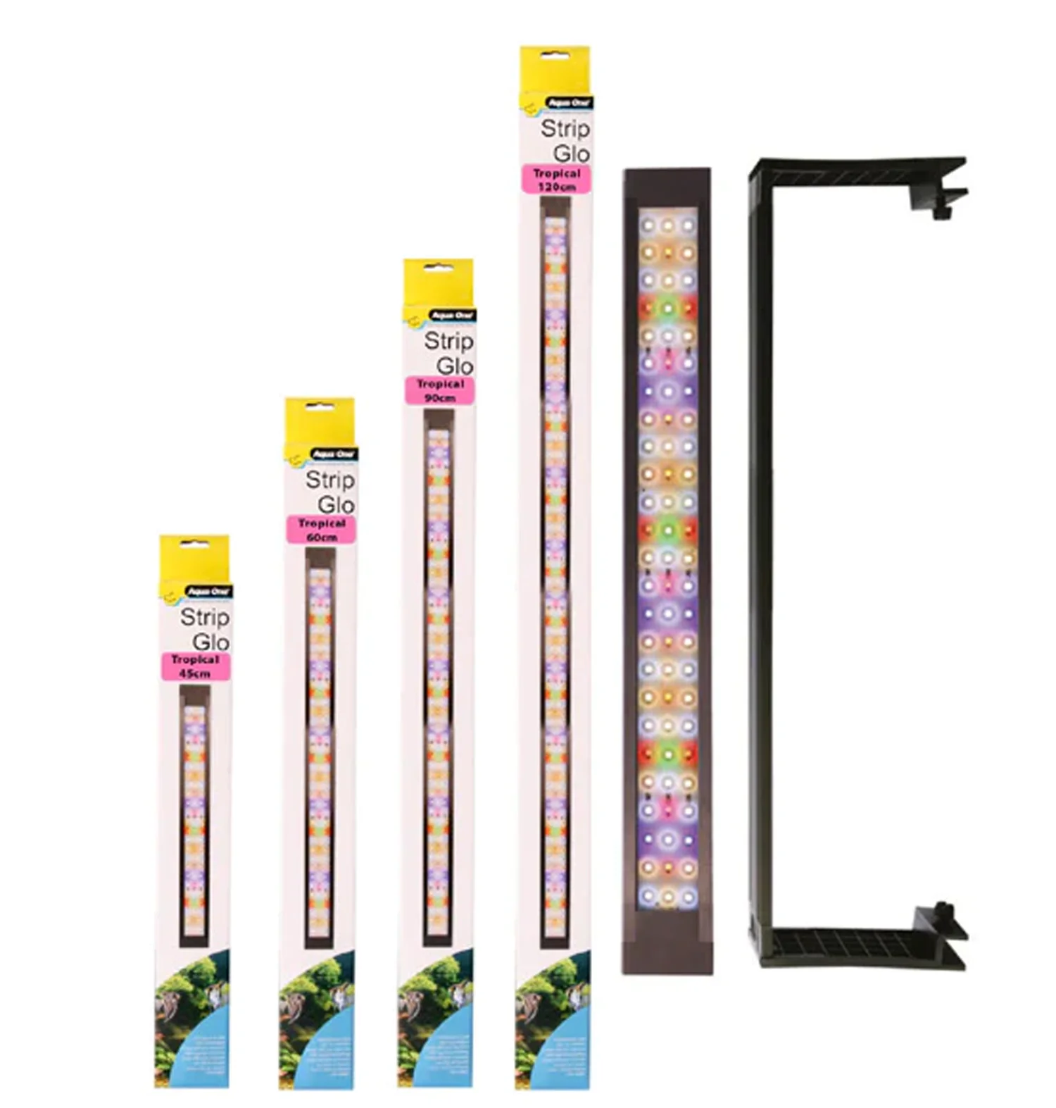 Aqua One Tropical StripGlo LED Aquarium Lighting - The Fish Works Pond ...
