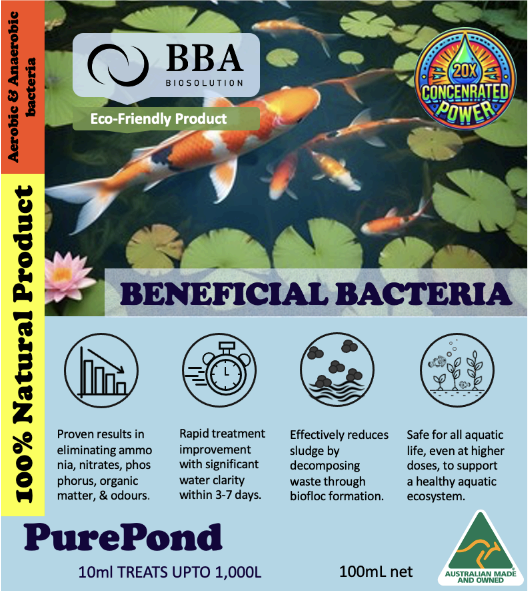 BBA Benefical Bacteria Liquid Solution - The Fish Works Pond Supplies